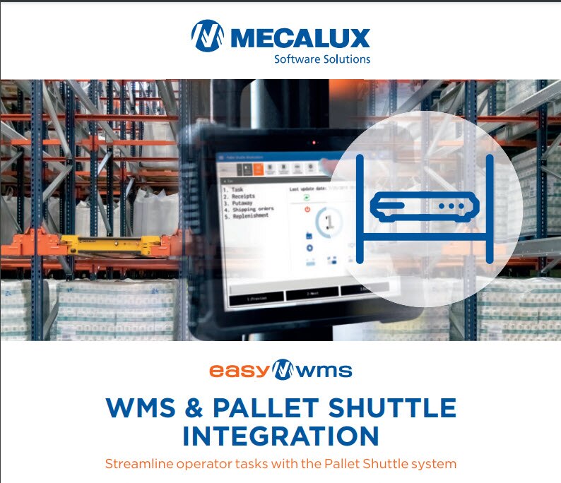 Integrarea WMS și Palet Shuttle - Mecalux.ro
